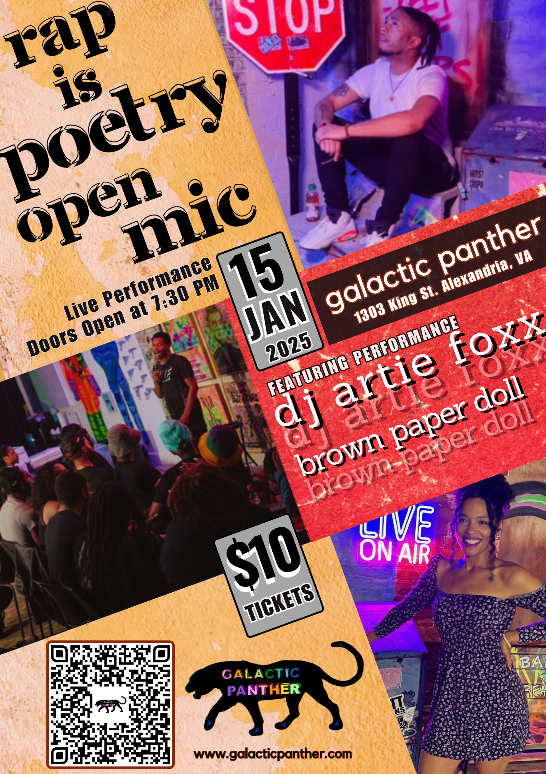 Rap Open Mic Jan 15th; Live Theatre Jan 24th & 31st; Live Music Jan ...